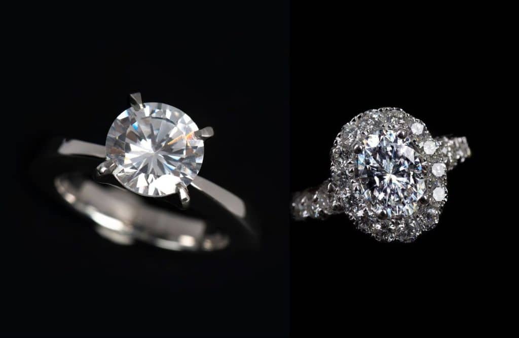 Halo VS No Halo Engagement Ring | Most Popular Styles!